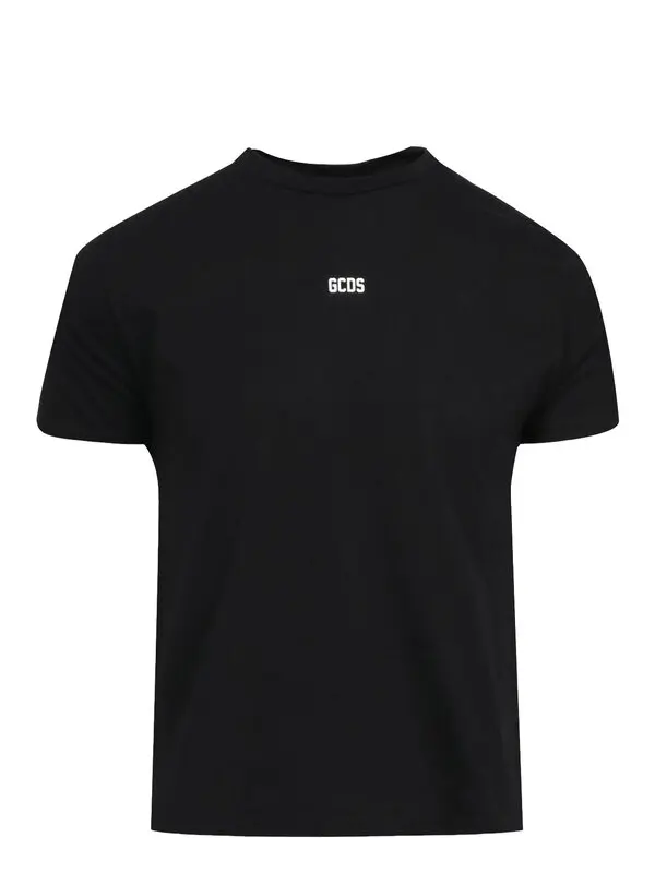 Gcds Organic Cotton Logo T-shirt - Nero
