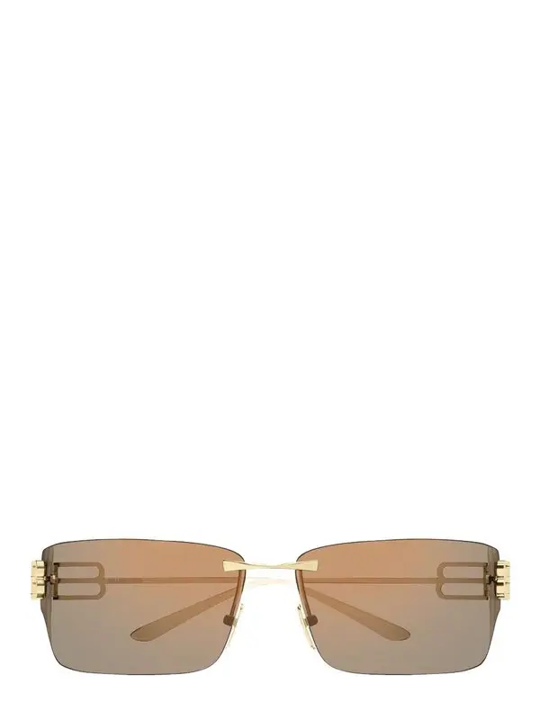 Balenciaga Bb0485sa Linea Everyday Pink Sunglasses - Gold