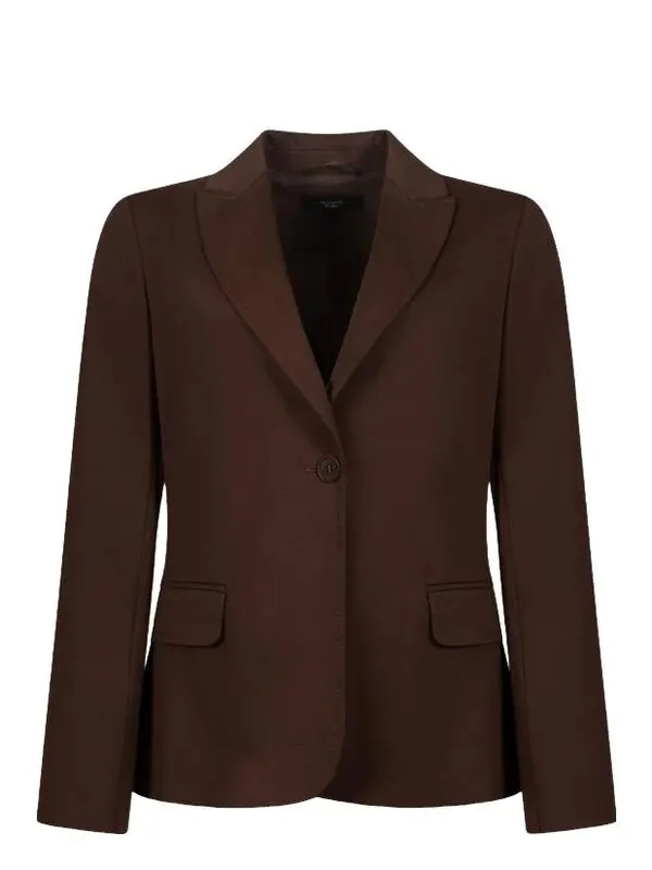 Max Mara Carbone Blazer - Cioccolato