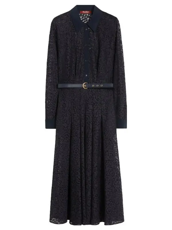 Max Mara Mstricordo Shirt Dress - Blue