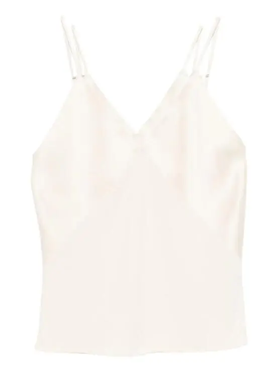 FORTE_FORTE Envers Satin Camisole - Burro