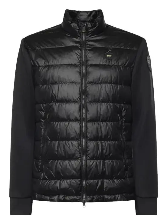 BLAUER. Hebron Quilted Jacket With Stand Collar - Black