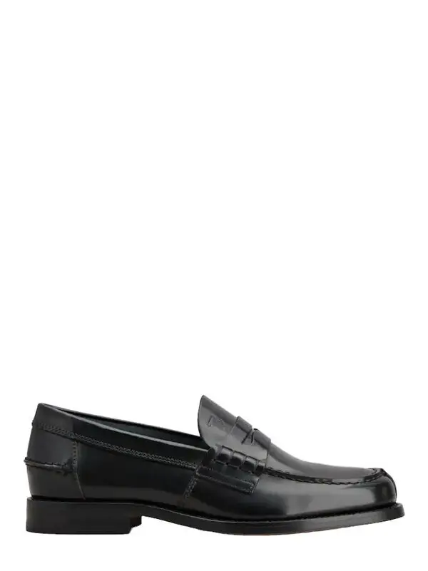TOD'S Leather Loafers - Nero