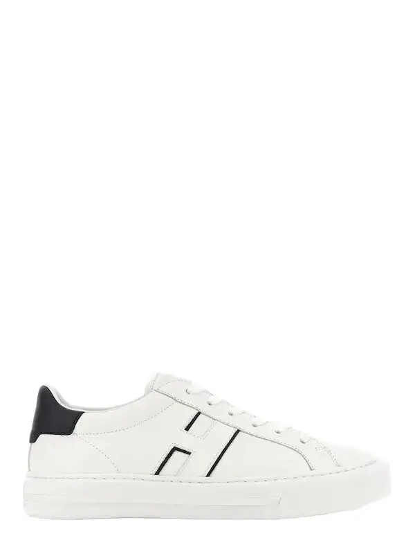 Hogan Rebel Leather Sneakers - White