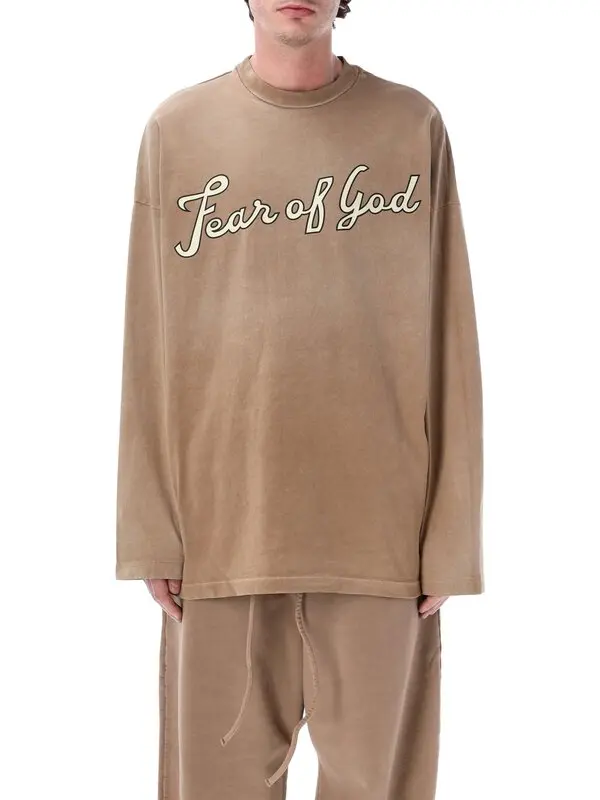 Fear Of God Fg9 Long Sleeve T-shirt - Dune Pearl