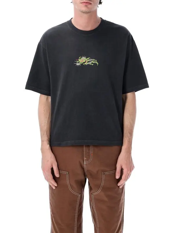 VANS Wreckpack Claw Peace Cropped T-shirt - Black