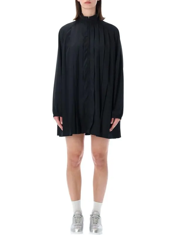Nike Pleated Technical Mini Dress - Black