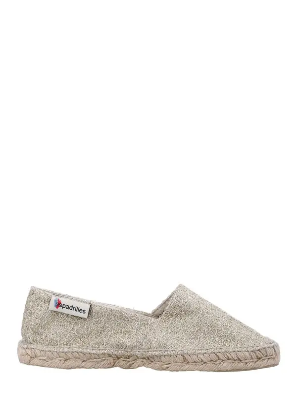 ESPADRILLES Alpargata Dol Metallic Yarn Slip-on Espadrille - Golden