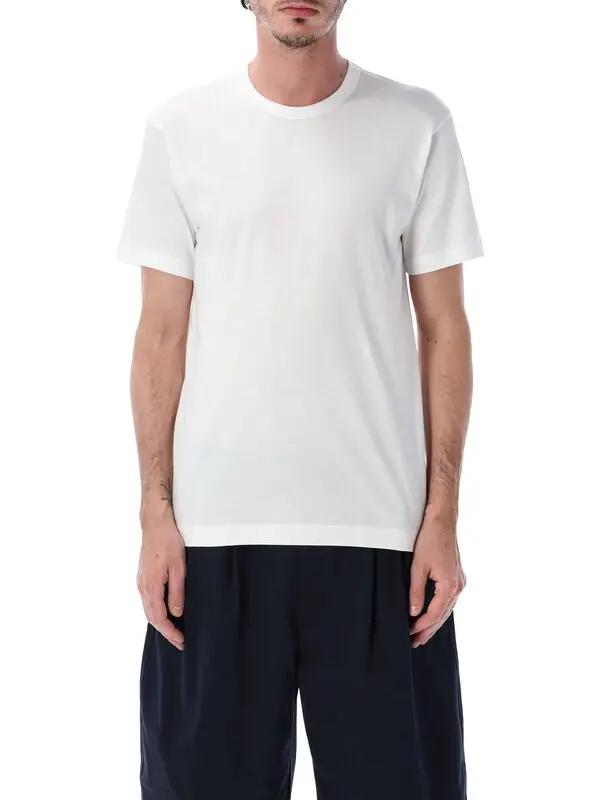 Comme Des Garçons Logo Print T-shirt - White