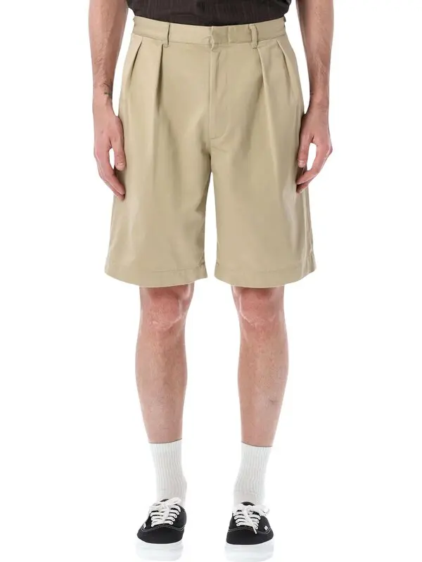 Nanamica Wide Tapered Shorts - Khaki