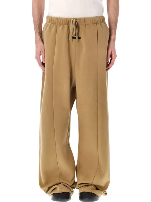 Fear Of God Wide Leg Fleece Sweatpants - Dune