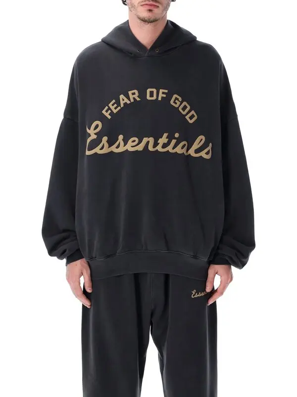 Fear Of God 90s Logo Hoodie - Faded Black