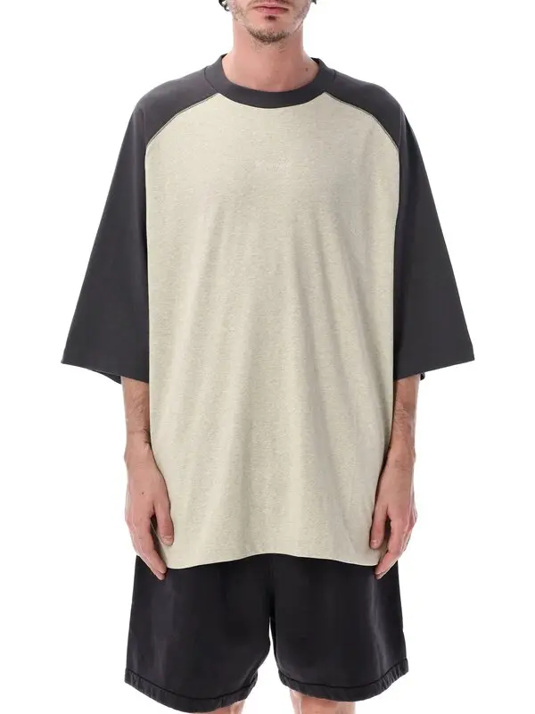 Fear Of God Cotton Baseball T-shirt - Heather Stone