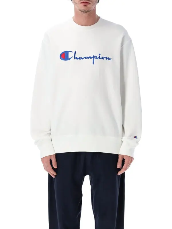 Champion Crewneck Sweatshirt - Wht