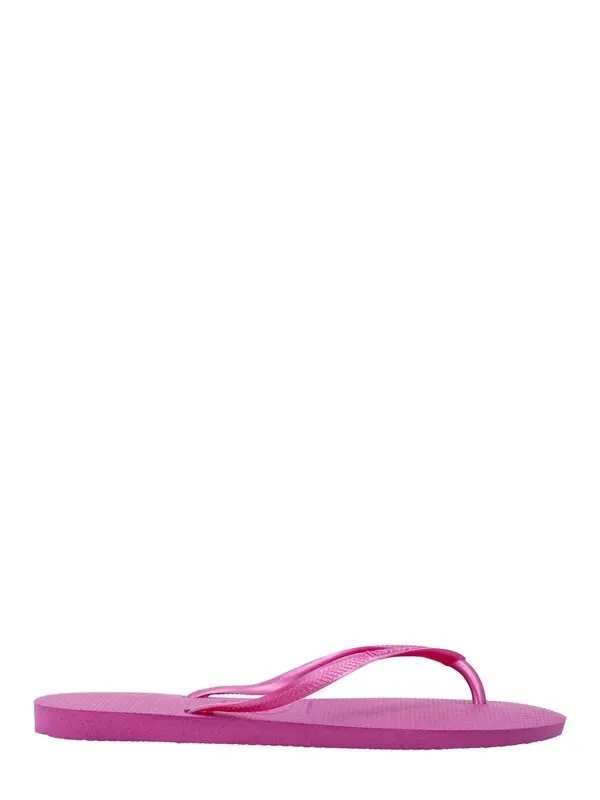 Havaianas Slim Logo Flip-flops - Rose Gum