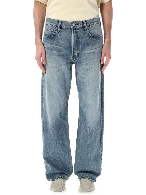 Fear Of God Straight Leg Jeans Medium Vintage Indigo - Medium Indigo