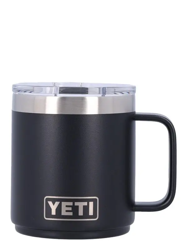 YETI Rambler® 10 Oz Stackable Mug With Durasip™ Ceramic Lining - Black
