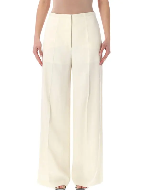 Alberta Ferretti Wide-leg Trousers - White