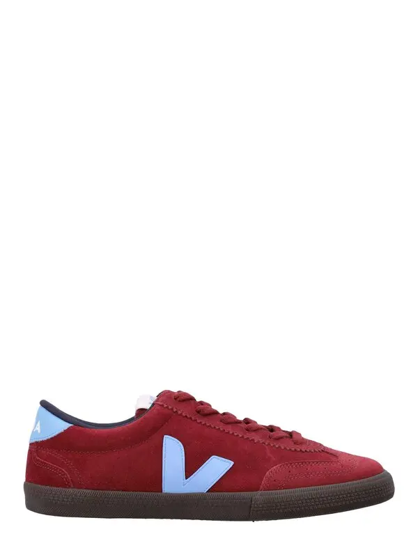 VEJA Volley Suede Sneakers - Grenat Aqua Eagle