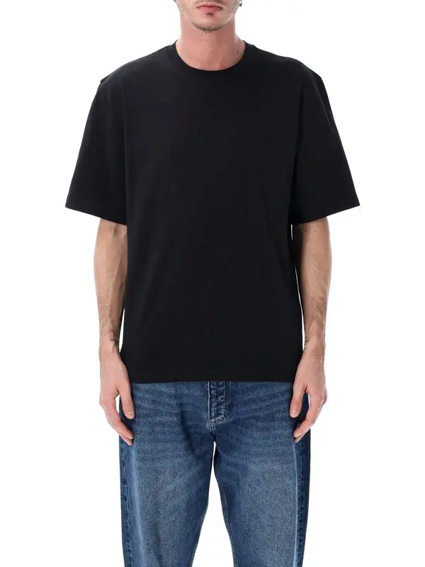 Studio Nicholson Boxy Oversized Cotton Jersey T-shirt - Black