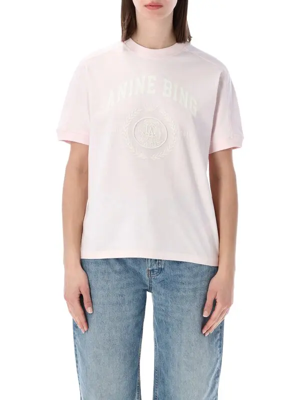 ANINE BING Jaylin Tee Collegiate - Pink