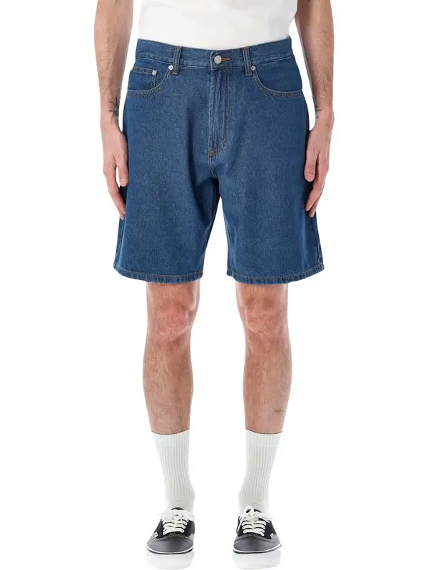Obey Denim Shorts - Blue Stone Wash