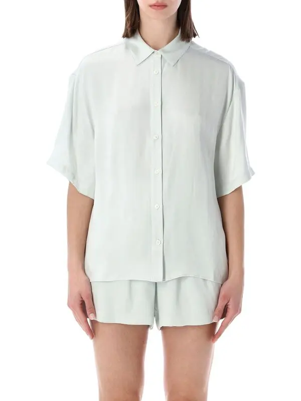 ANINE BING Button-front Shirt - Light Green