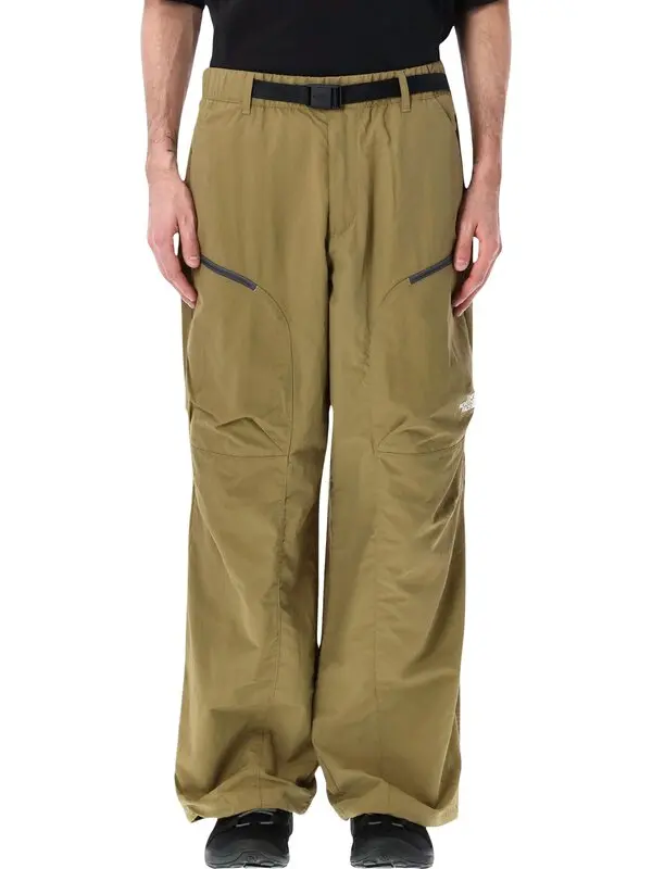 The North Face Nse Wide-leg Trousers With Integrated Belt - Green