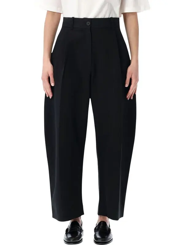 Studio Nicholson Wide-leg Tailored Trousers - Black