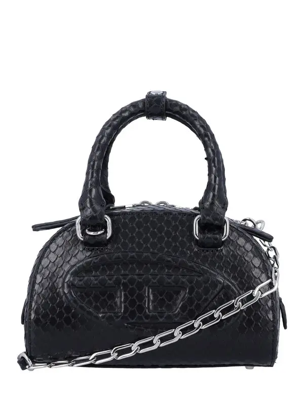 DIESEL® 1dr Dome Crossbody Bag - Black