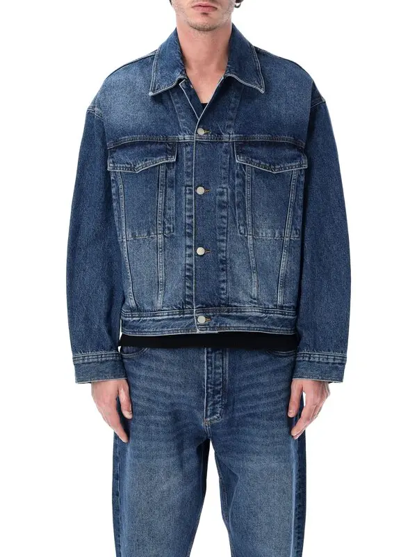 Studio Nicholson Stein Denim Jacket - Warn Wash Indigo