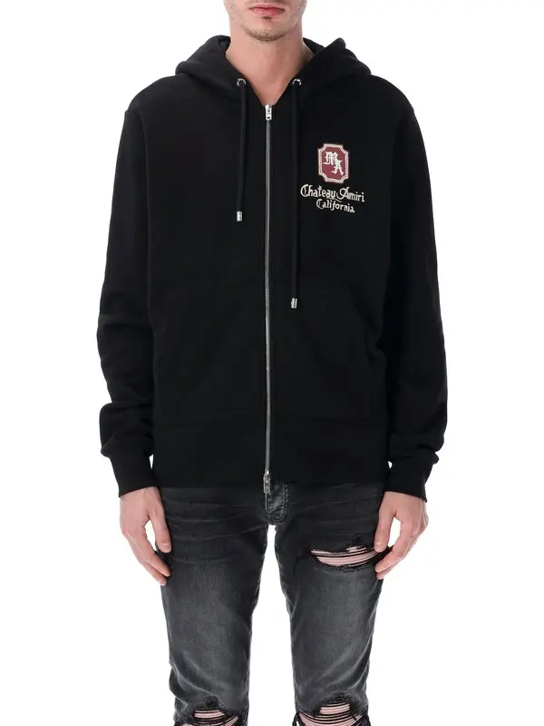 Amiri Ma Chateau Zip Hoodie - Black