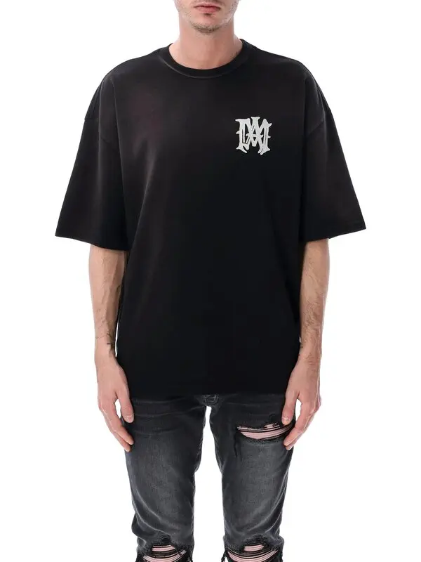 Amiri Oversized Hollywood Logo T-shirt - Black