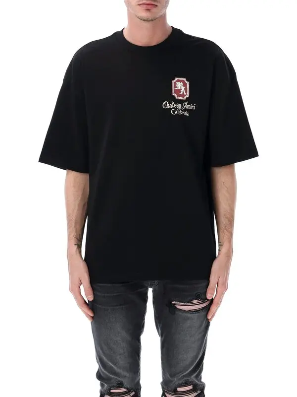 Amiri Ma Chateau Oversized Tee - Black