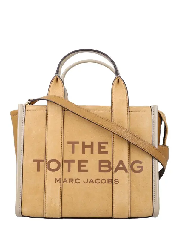Marc Jacobs Suede Small Tote Bag - Sahara