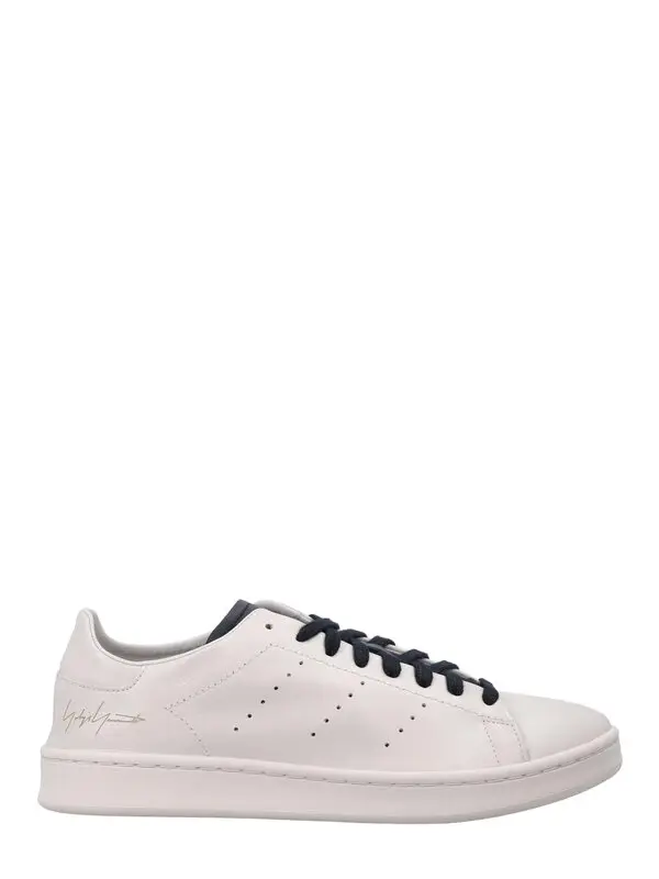 Y3 Stan Smith Leather Sneakers - Alumina/black