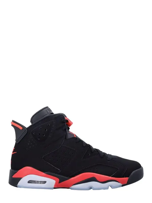JORDAN Nike 6 Retro 'infrared' Sneakers - Black/lt Crimson