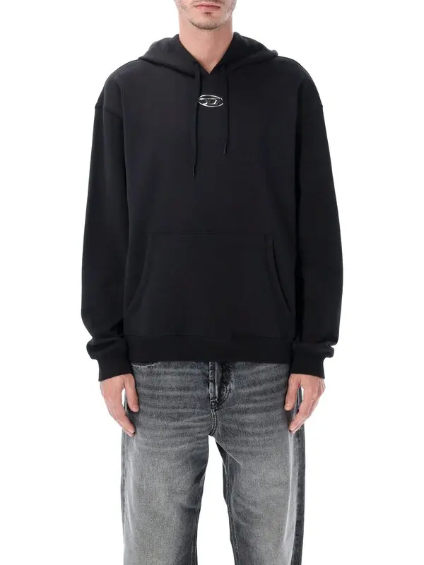 DIESEL® Logo Hoodie - Black