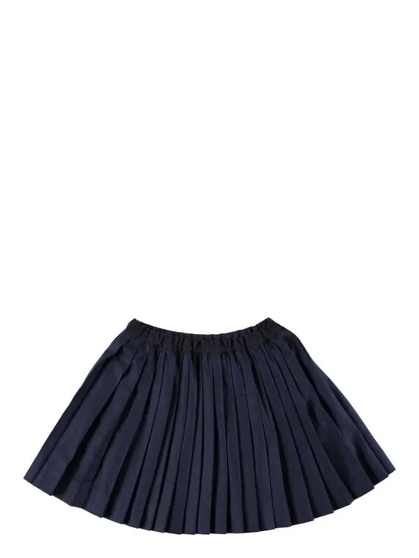 Bonpoint Flared Pleated Mini Skirt - Marine