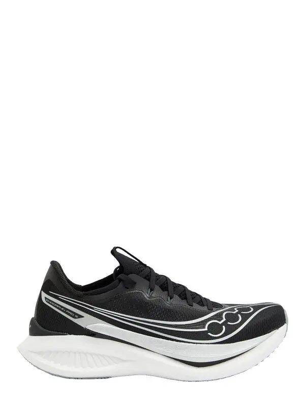 Saucony Endorphin Pro 5 Panelled Mesh Sneakers - Black