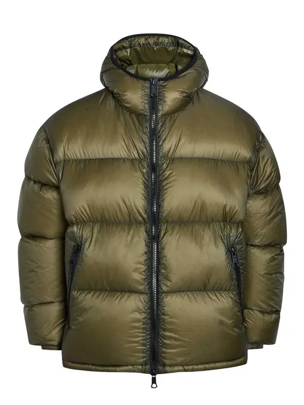 MKI MIYUKI ZOKU Padded Hooded Down Jacket - Olive