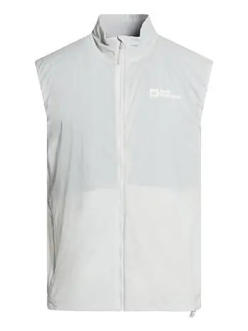 JACK WOLFSKIN Light Recycled Polyamide & Elastane Vest - Grey
