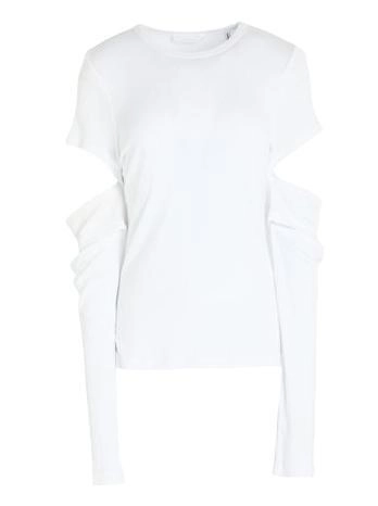 Helmut Lang Pima Cotton And Modal T-shirt - White
