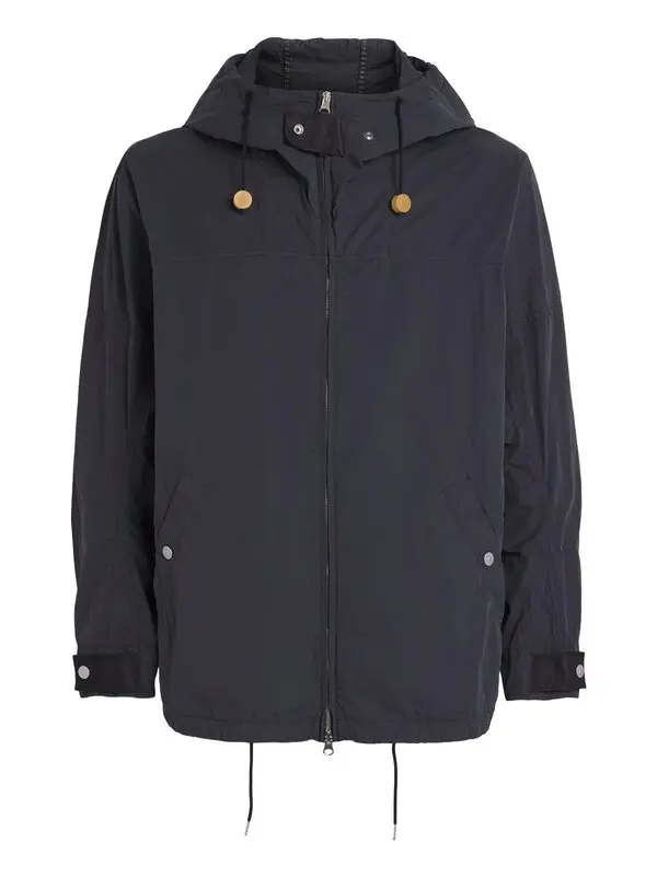 Stone Island Garment-dyed Nylon Tc Parka - Grey