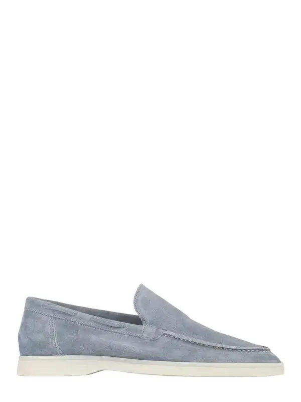 AURELIEN Yacht Suede Loafers - Blue