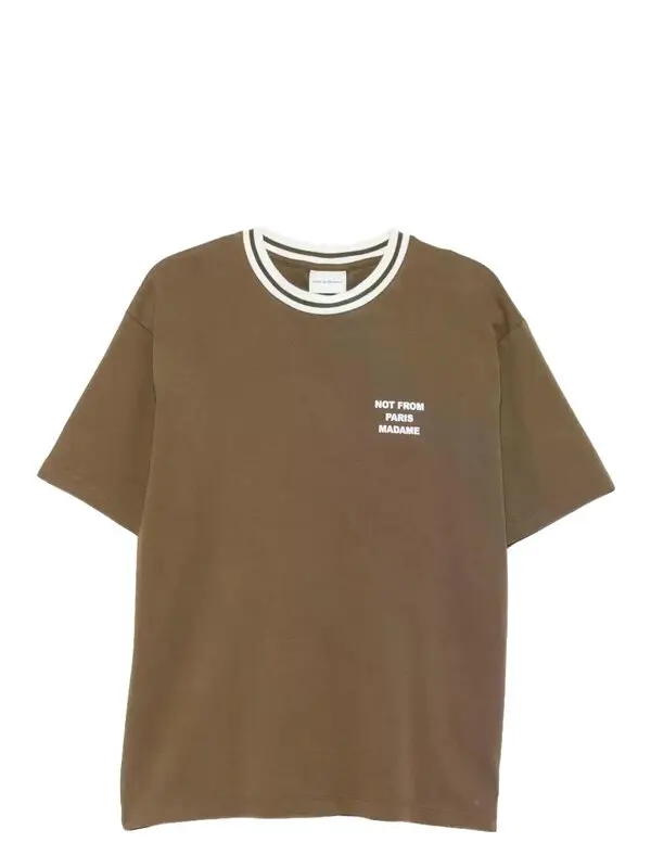 Drole De Monsieur Cotton T-shirt - Green
