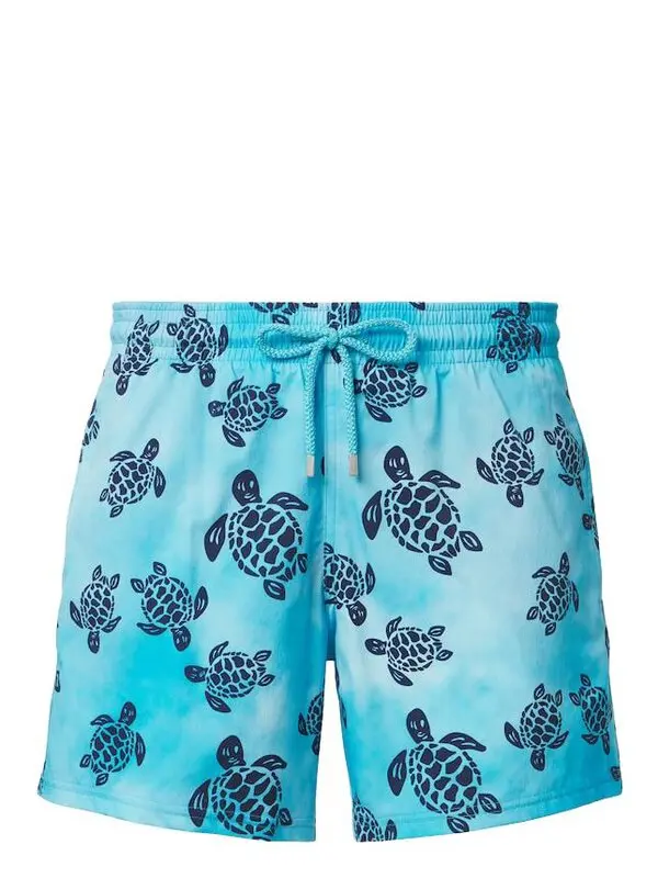 Vilebrequin Printed Swim Trunks - Blue