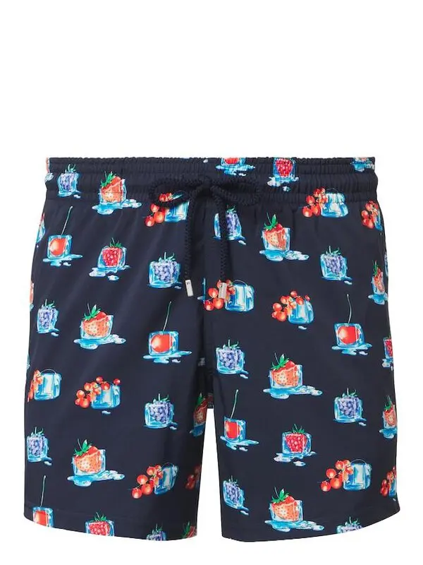 Vilebrequin Printed Swim Trunks - Blue