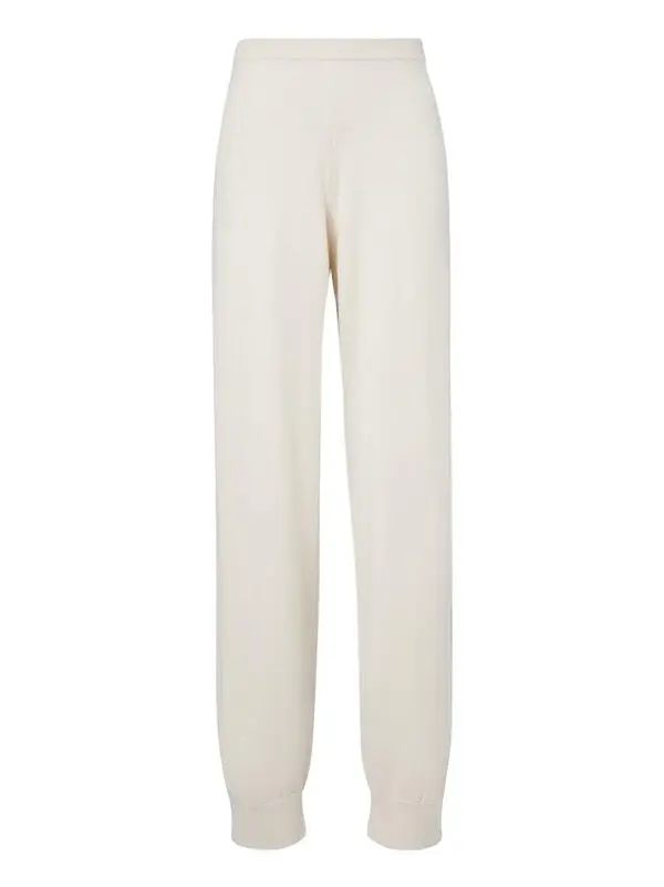 Jardin Des Orangers Cotton And Cashmere Sweatpants - White