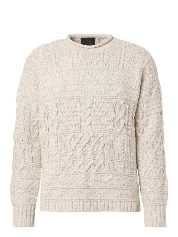Ralph Lauren Cotton And Linen Sweater - Beige